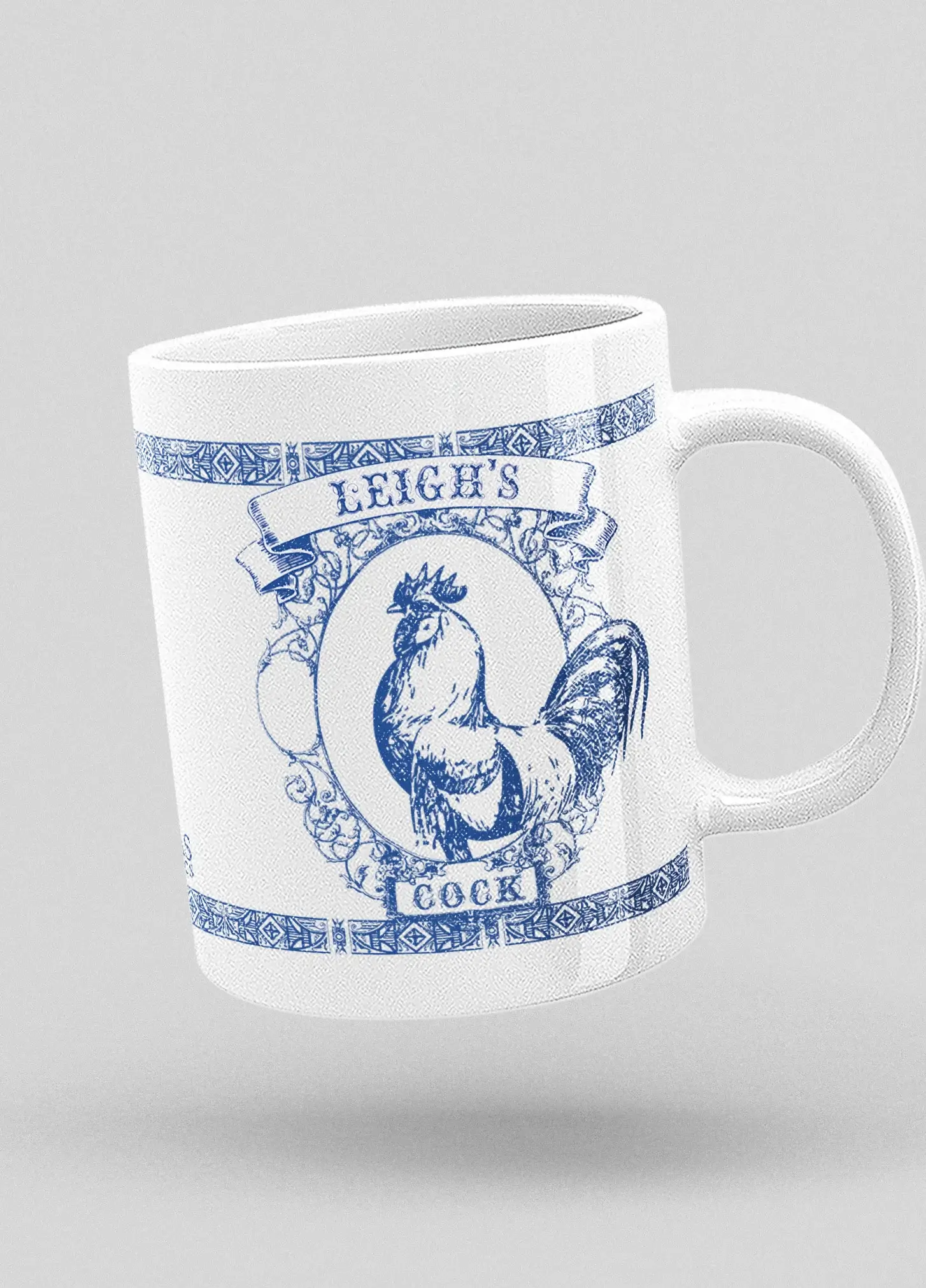 Personalised Rooster Mug - Barras Ceramics